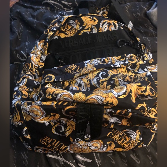 Versace | Bags | Versace Jeans Backpack | Poshmark